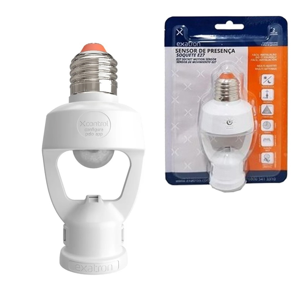 Sensor de presença com base e-27 (spt0e27 xc) (exatron) - Fritz ...